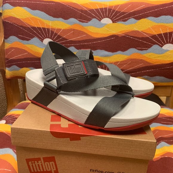 Fitflop | Shoes | Fitflop Surfa Backstrap Sandals Pewter Grey | Poshmark